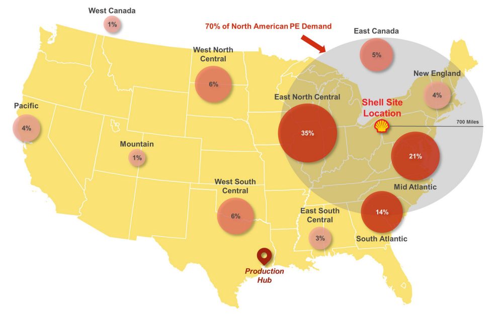 What is an ethane "cracker plant"?